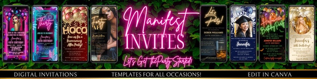 ManifestInvites - Etsy