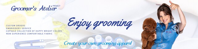 Bright & stylish grooming apparel by EnjoyGrooming on Etsy