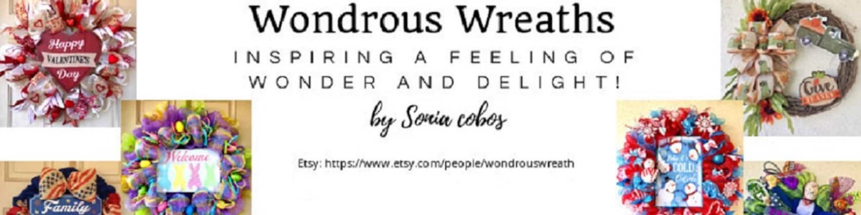 Inspiring a feeling of wonder or delight by WondrousWreath on Etsy