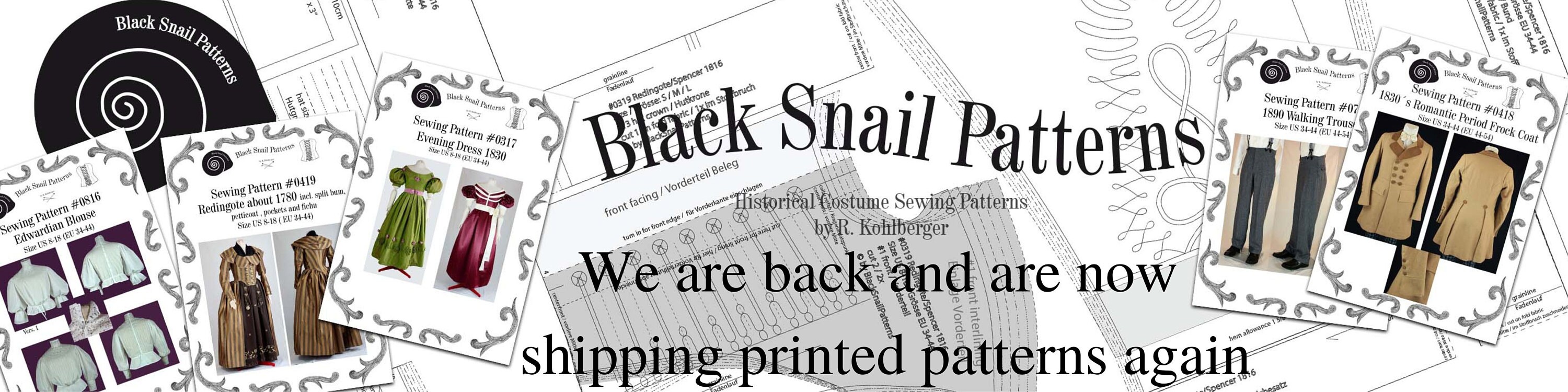 Black Snail Patterns