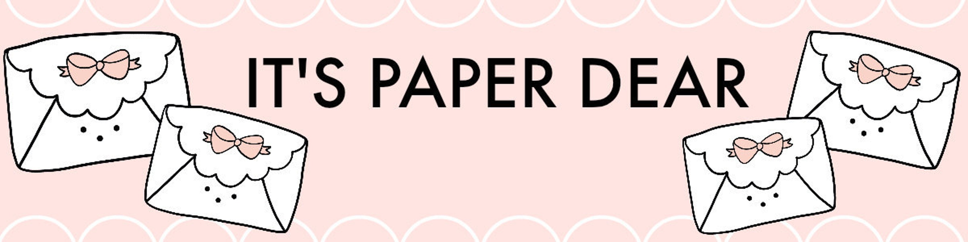 ItsPaperDear - Etsy