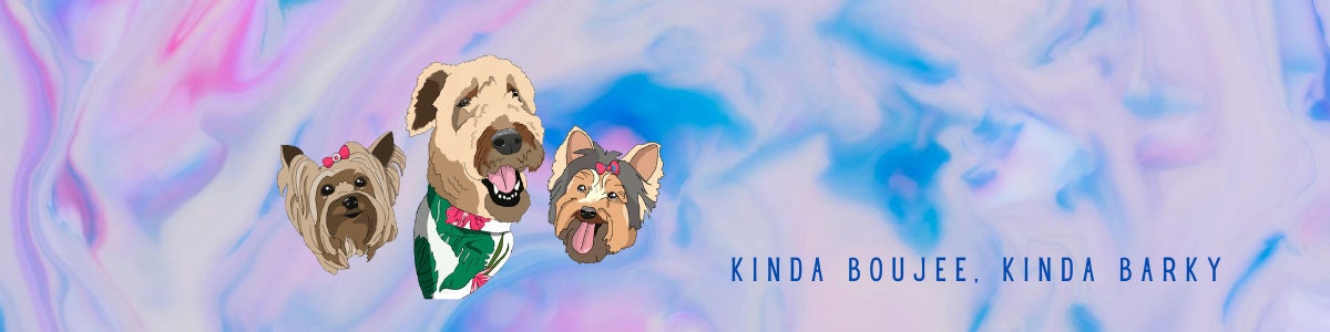 Boujee Barks Unique Bandannas Dog Collars Leashes by BoujeeBarks