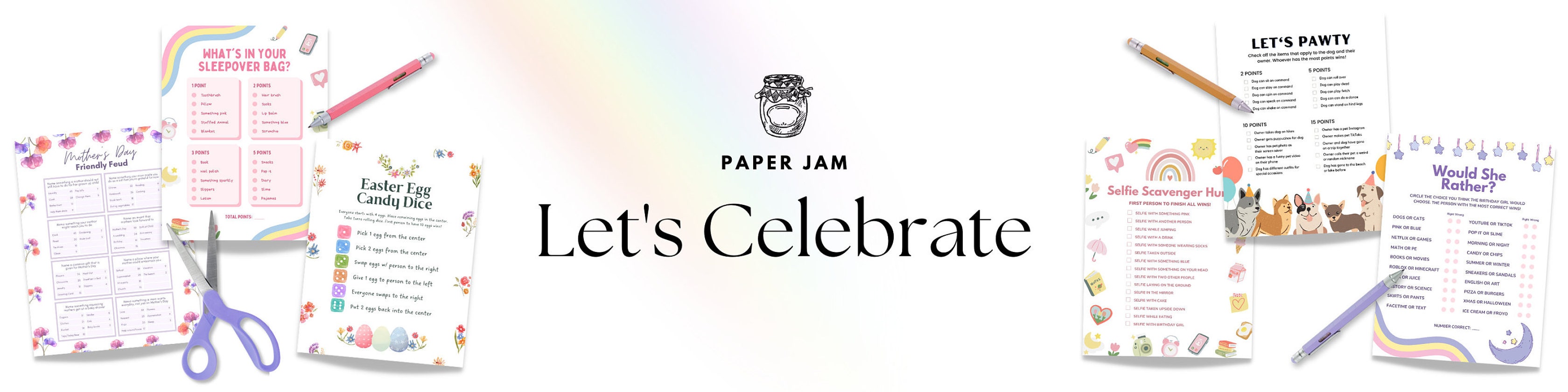 PaperJamPrintable - Etsy