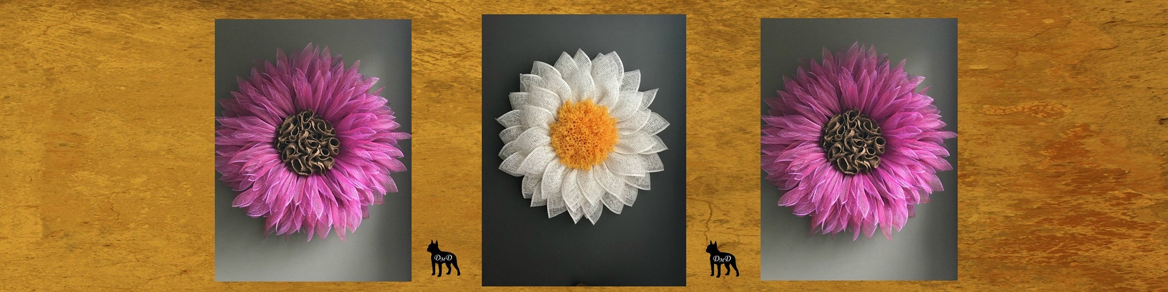 Handmade Deco Mesh Wreaths. Simple. Elegant. by DeanMichaelDesigns