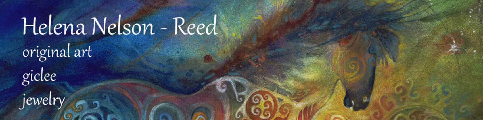 Helena Nelson Reed original art and jewelry by HelenaNelsonReed