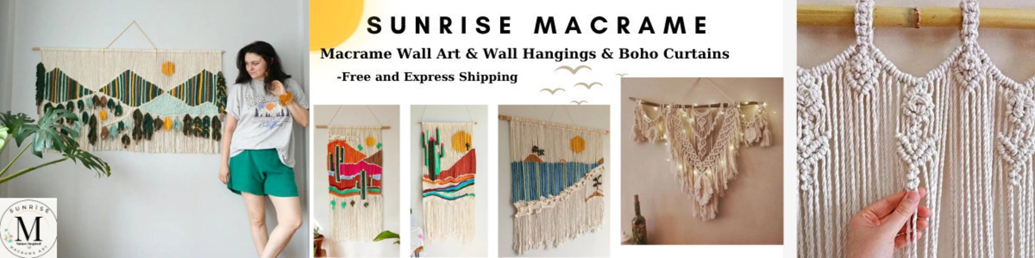 SUNRISEMACRAMEART - Etsy
