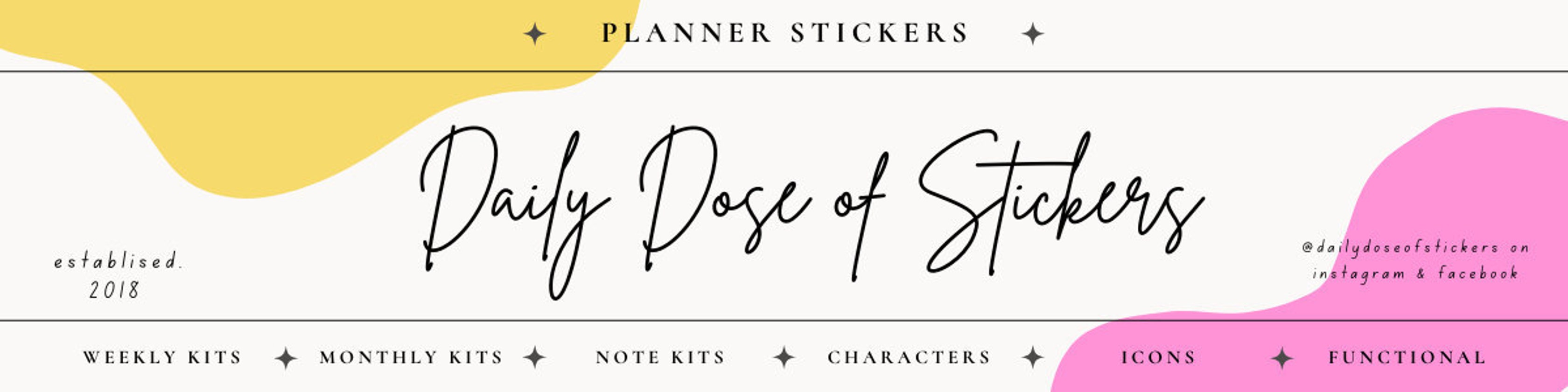 DailyDoseOfStickers - Etsy