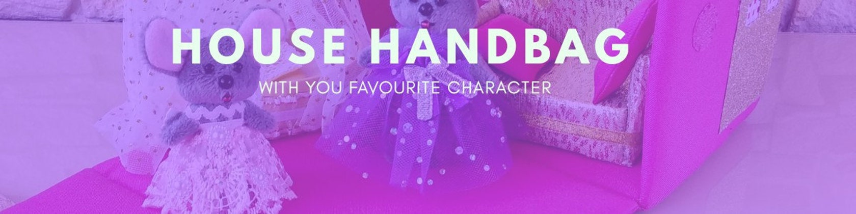 House Handbag with your favorite characters by MarysjaVera on Etsy