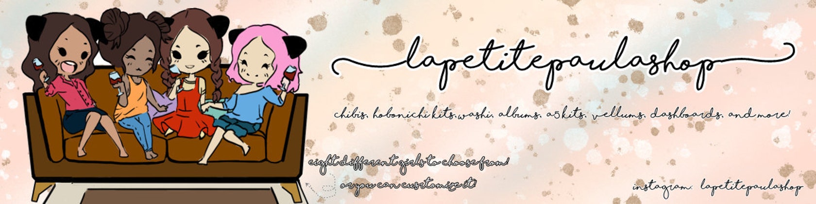 Lovely & Handmade Stickers for all planners by LaPetitePaulaShop