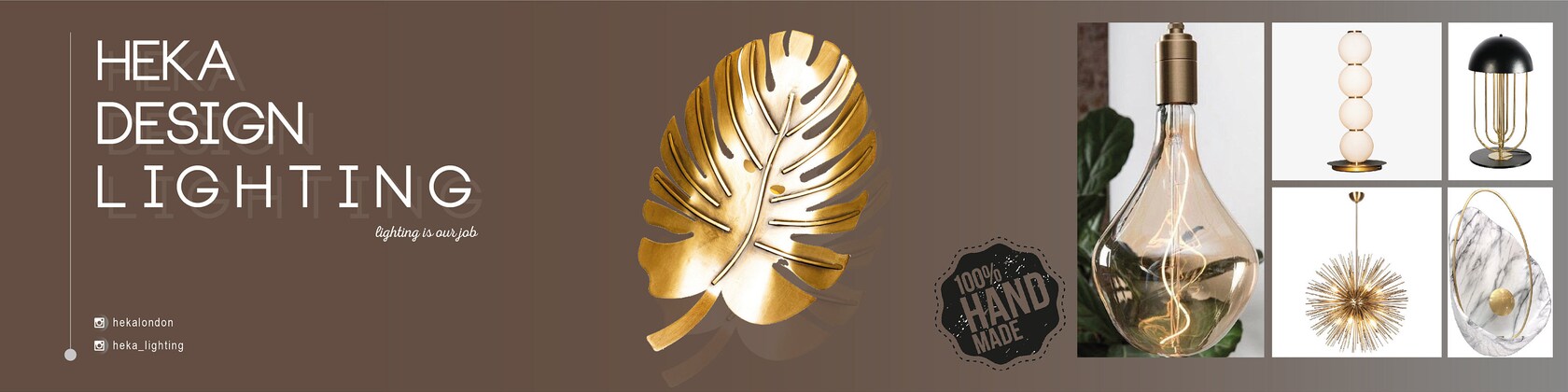 Always shine with HEKA Unique DesignHand by HEKADESIGNLIGHTING