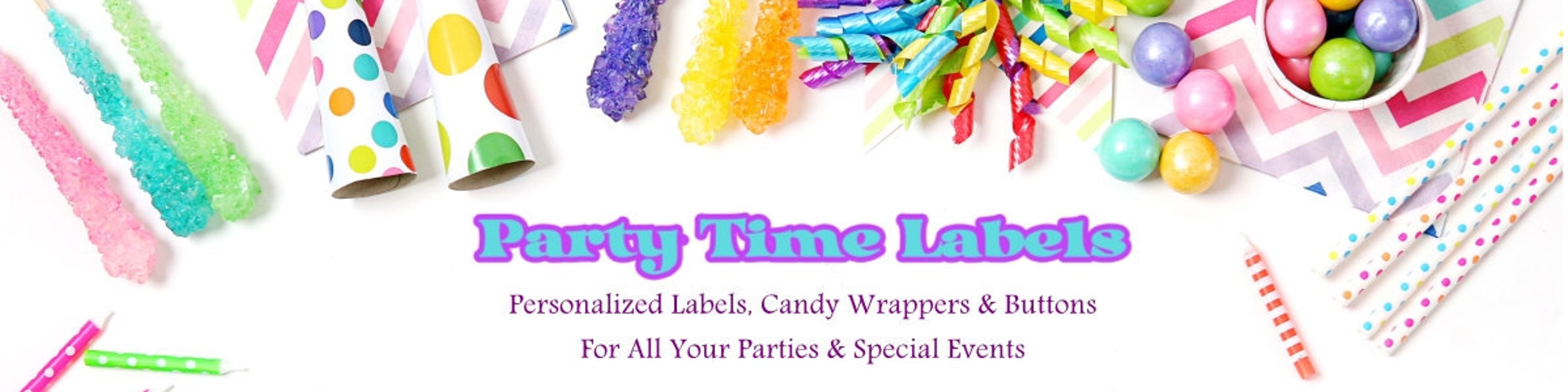 Partytimelabels - Etsy