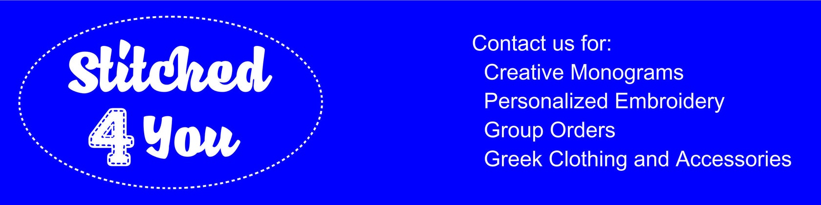 Personalized items stitched 4 you by Stitched4YouStudio on Etsy