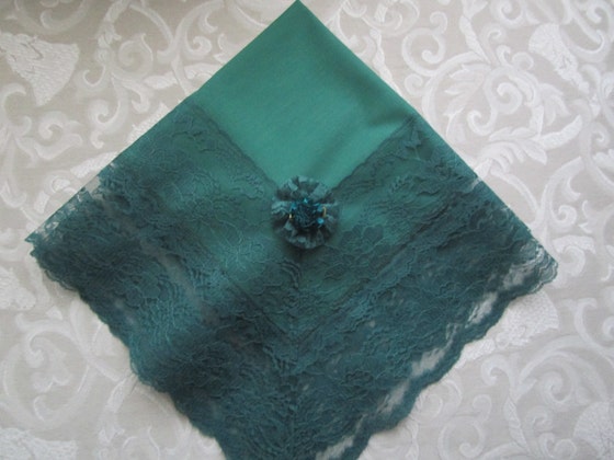 Lap Scarves Hankies Laces and Fine Things by LaceRibbon on Etsy