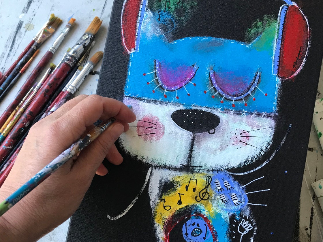 Artiste peintre Julie Miville et Les Affreux by JulieMiville