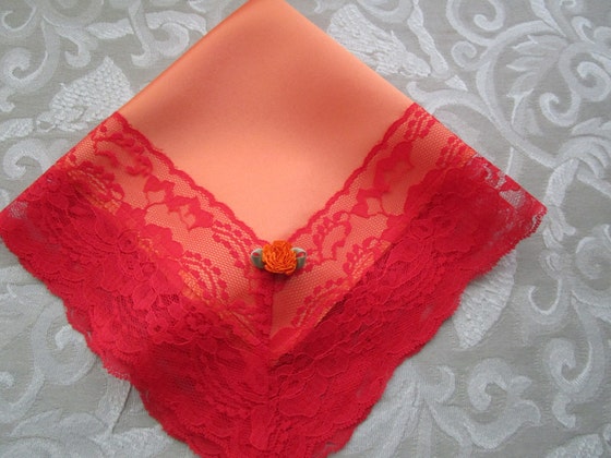 Lap Scarves Hankies Laces and Fine Things by LaceRibbon on Etsy