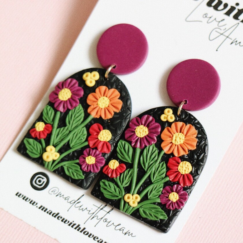 Handcrafted Earrings by MadeWithLoveAM on Etsy