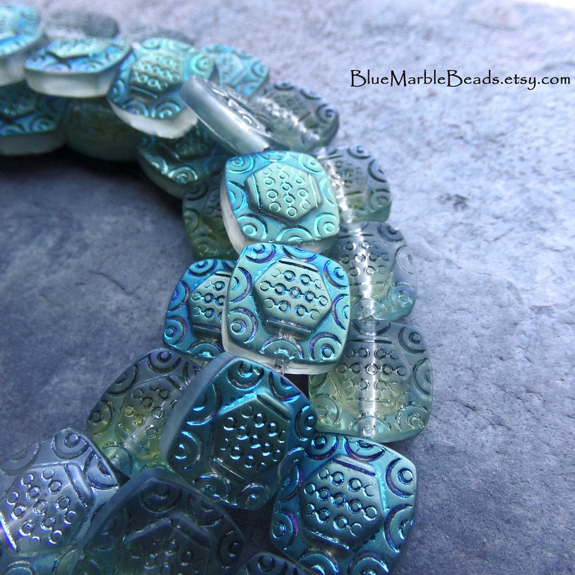 Unique Vintage Beads and Findings. Blue Marble by bluemarblebeads