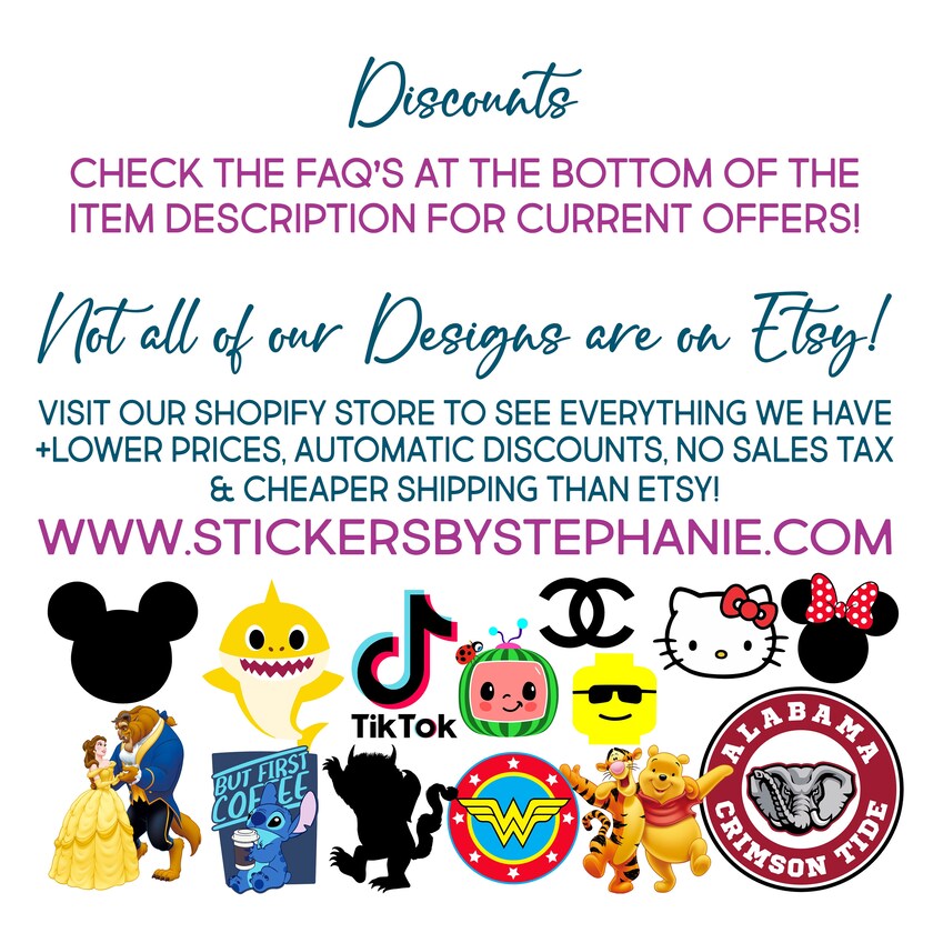 StickersbyStephanie - Etsy