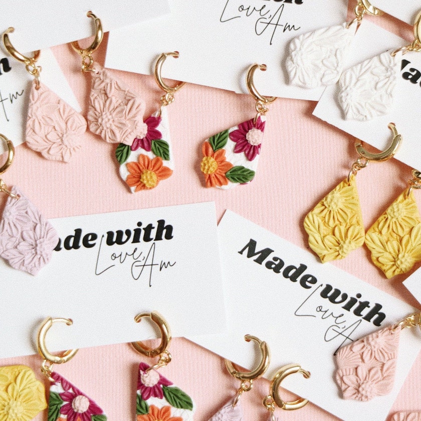 Handcrafted Earrings by MadeWithLoveAM on Etsy