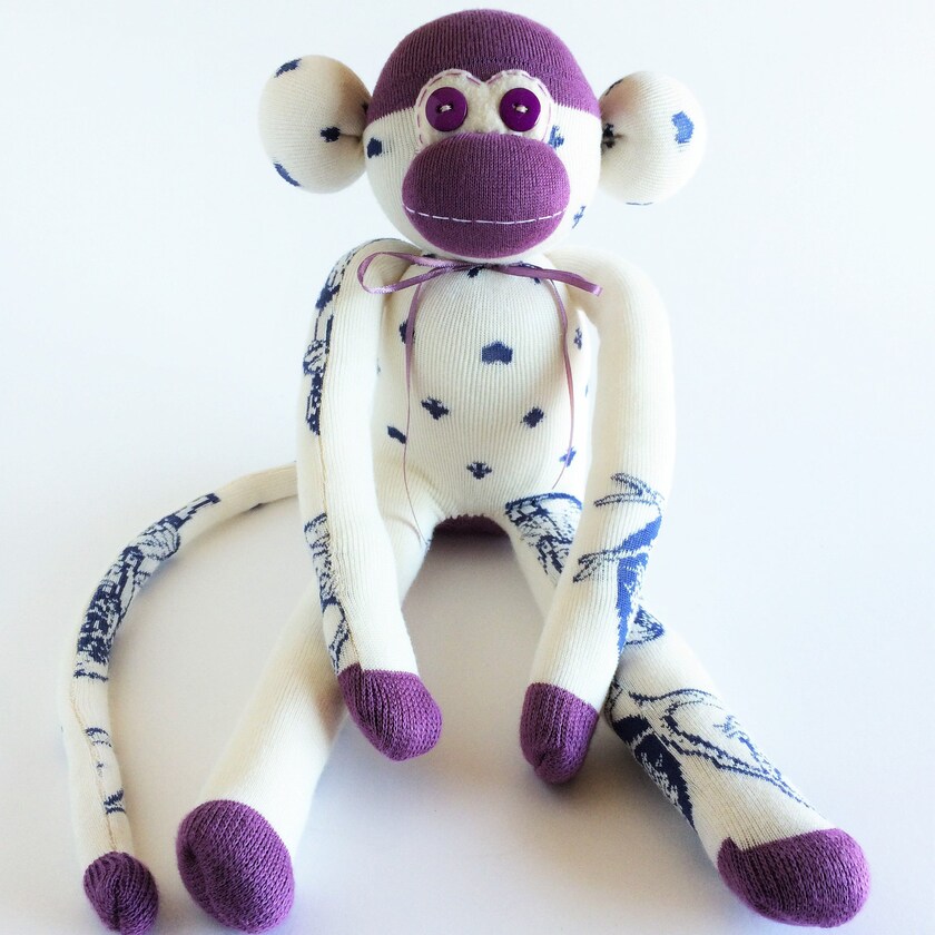 Handmade Sock Monkeys Keychains & Accessories by MissysMonkeys