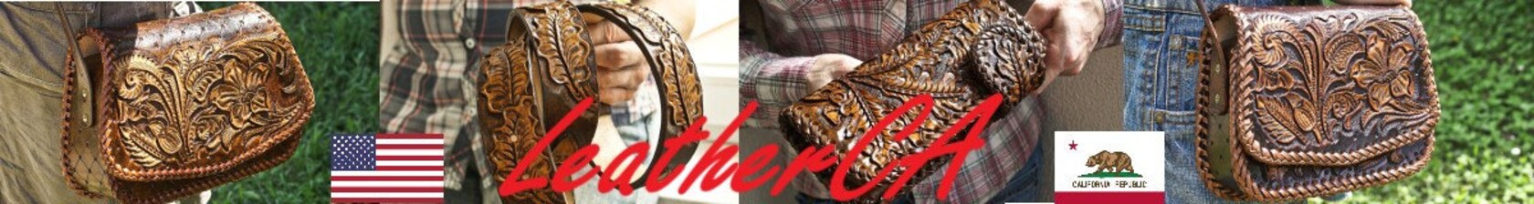 Really cool handmade leather products from by LeatherCA on Etsy