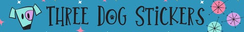 ThreeDogStickers - Etsy