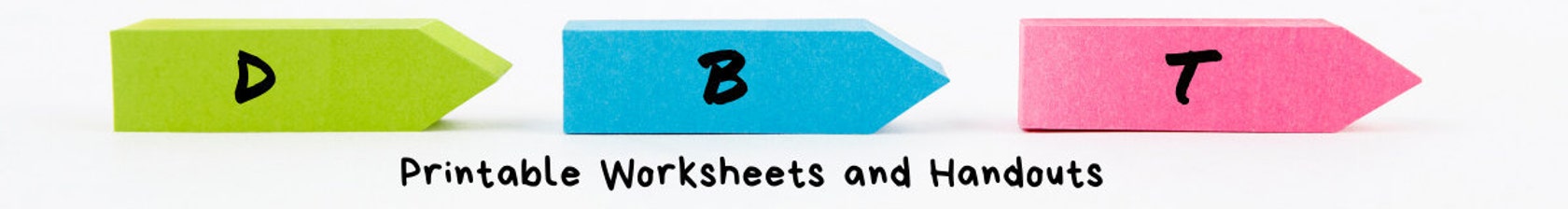DBT Printable Worksheets by DBTprintables on Etsy