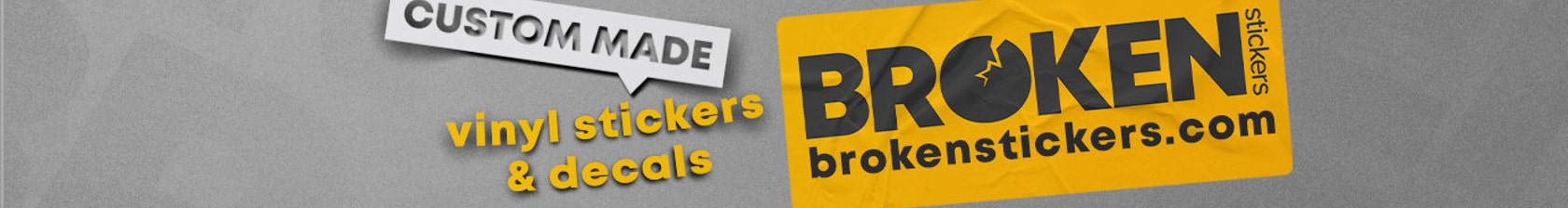 BROKENstickers - Etsy