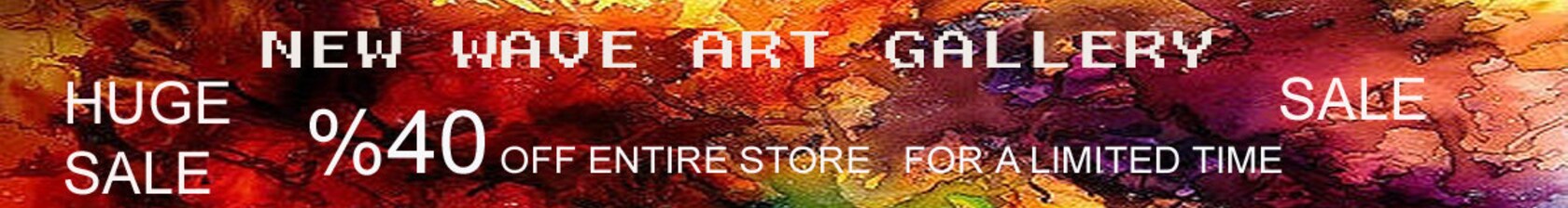 Handmade Abstract Paintings Collection on by newwaveartgallery
