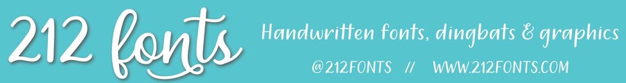 212Fonts - Etsy