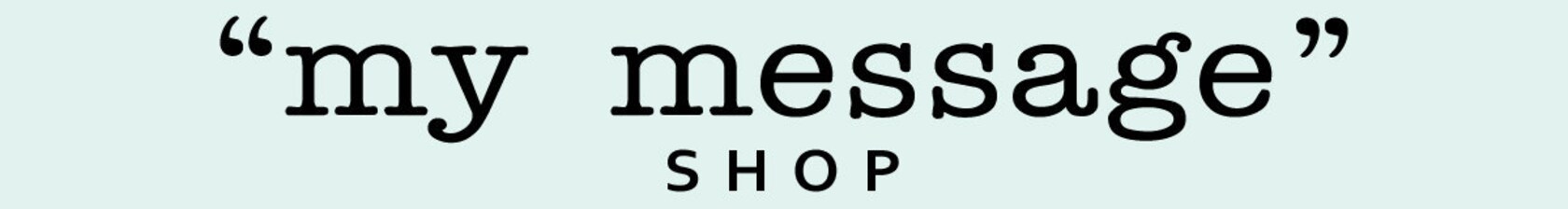 Let your Personalized Message stand out by MyMessageShop on Etsy