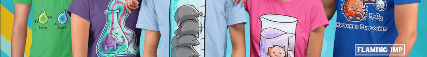 flamingimp - Cute, Nerdy and Original Designs by Fiona Reeves - Etsy UK