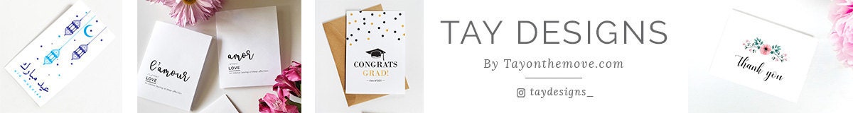 Tay Designs by tayonthemove on Etsy