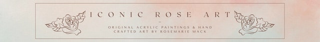 IconicRoseArt - Etsy