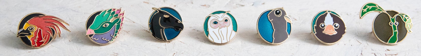 Magical pins jewelry patches & cards for by StudioPinsAndPaper