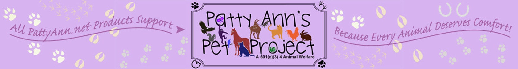 ALL ANIMALS DESERVE COMFORT ALL Sales by PattyAnnsPetProject