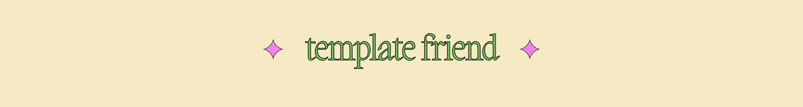 templatefriend - Etsy