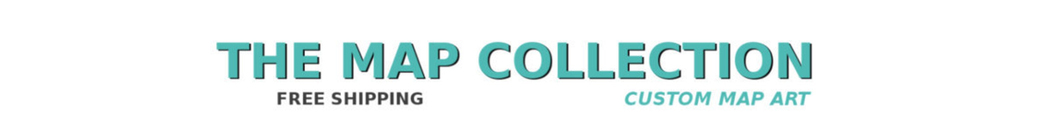 Custom Map Art by TheMapCollection on Etsy