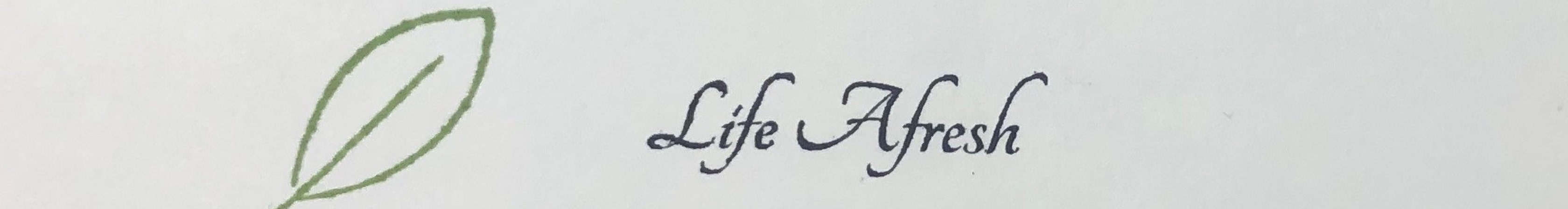 Life Afresh by LifeAfresh on Etsy