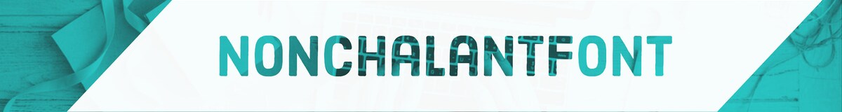 Nonchalantfont - Etsy