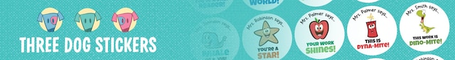 ThreeDogStickers - Etsy