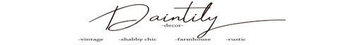 Vintagefarmhouseshabby chic and rustic home decor by DaintilyDecor