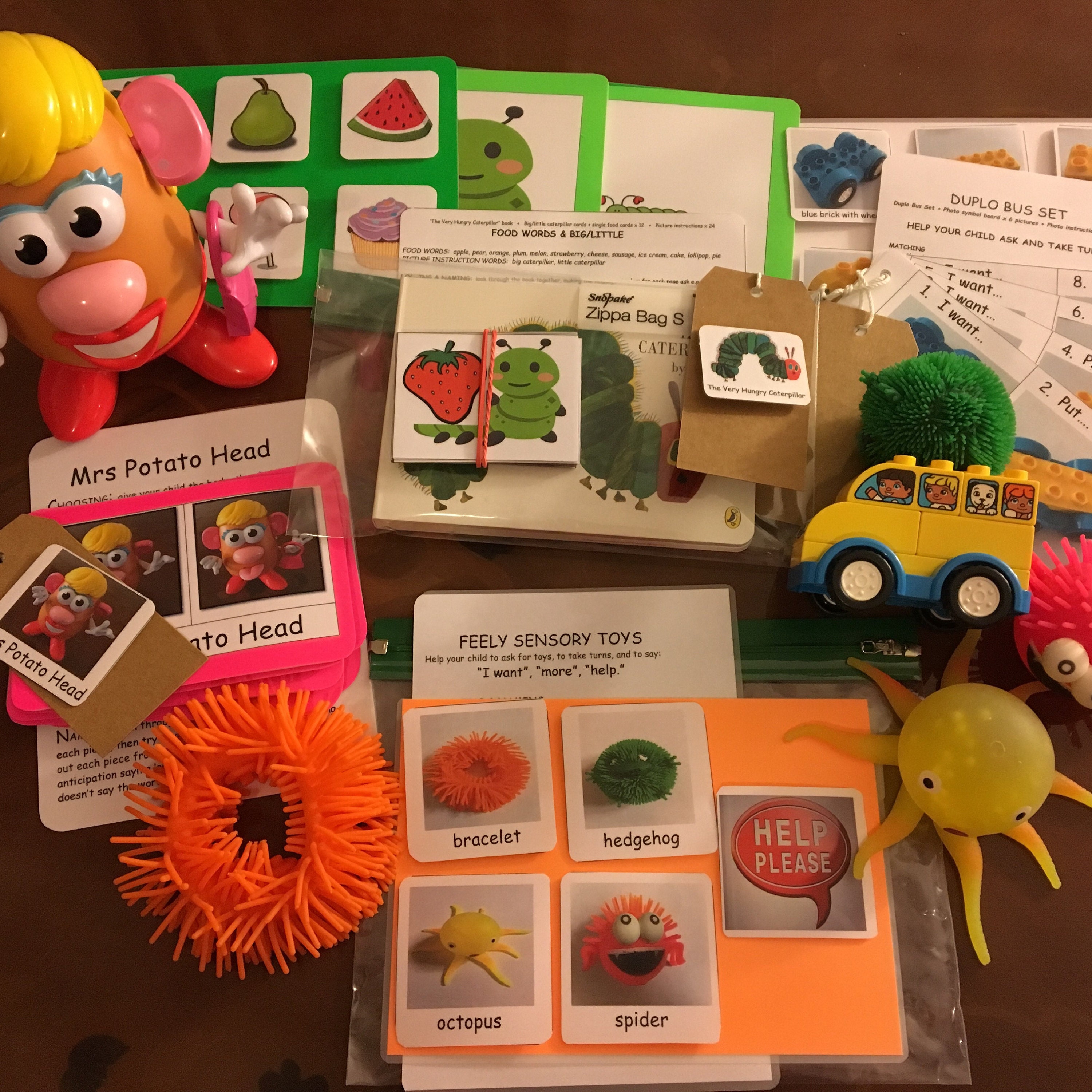 Speech & Language Booster Packs: Toys Pictures by ToysForTalking