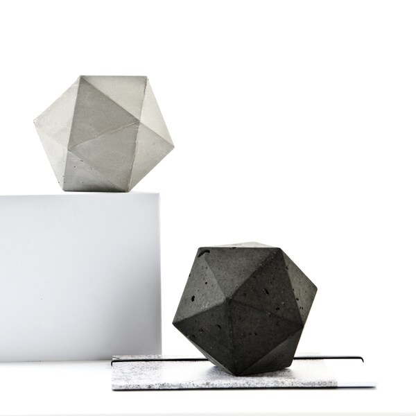 Set of 4 Concrete Cylinder Photo Props, Geometric Jewellery Retail ...