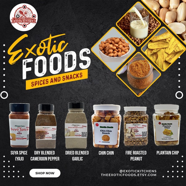 Authentic Nigerian Suya Spice Seasoning, Imported From Kano, Northern ...