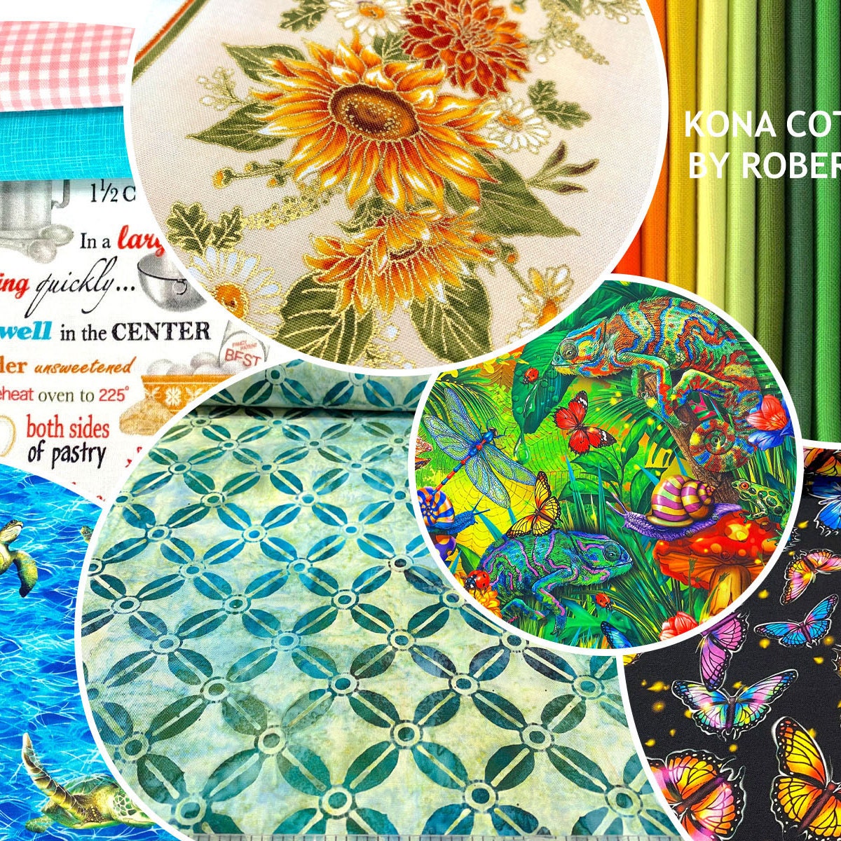 BEGUILED Cotton Fabric Andover Select Color Makower 43/44in Wide Quilt ...