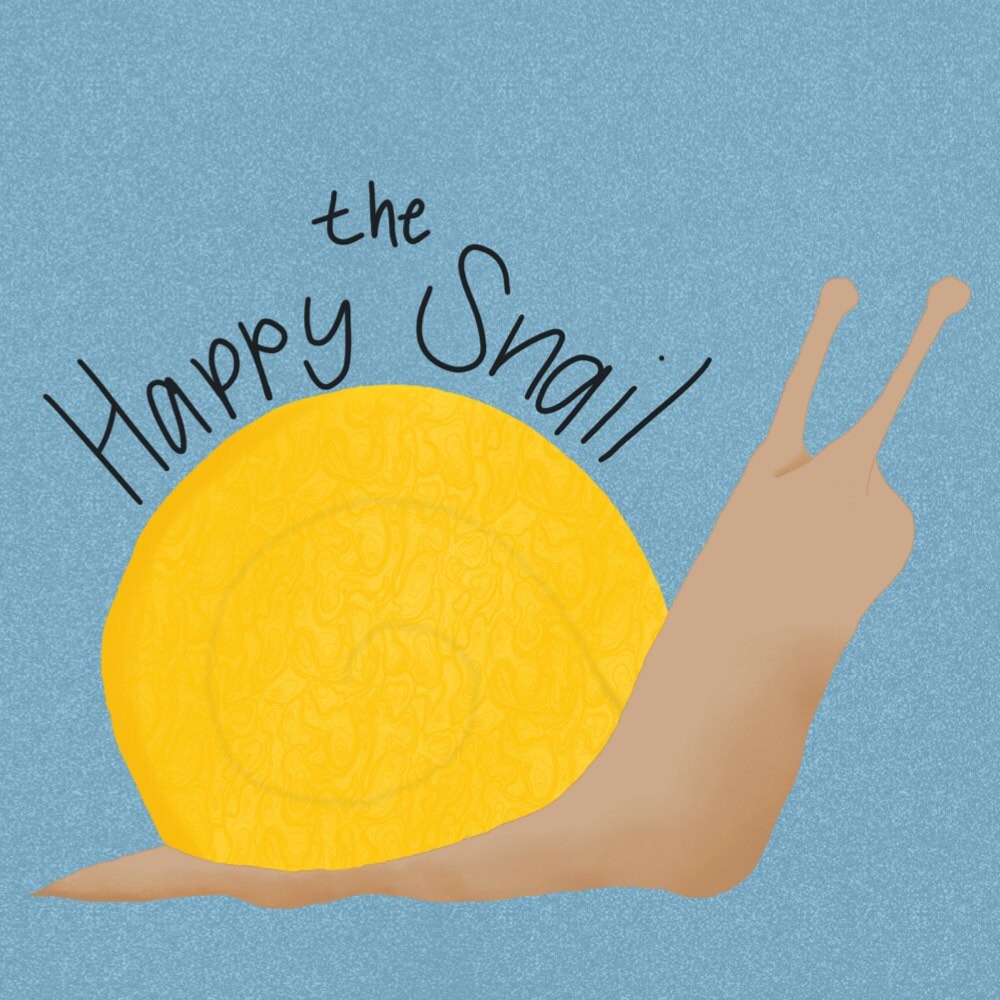 The Happy Snail by HappySnailStationery on Etsy