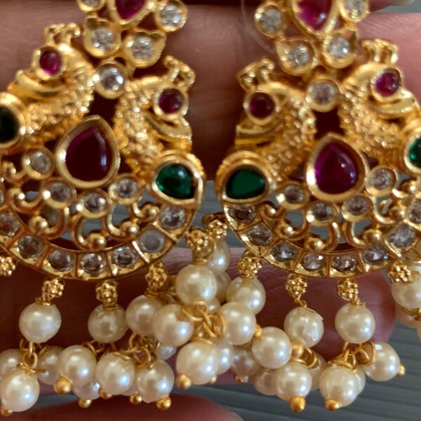 American Diamond Gold Bangles ,indian Bangles, Pakistani Jewelry, CZ ...