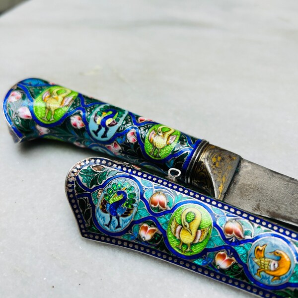 Indian Assorted Shamshir Sword/talwar With Silver Gold Damascening ...