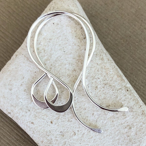 Handmade Earwires Argentium 3 Stick Ear Wires Ball Earring Hooks DIY ...